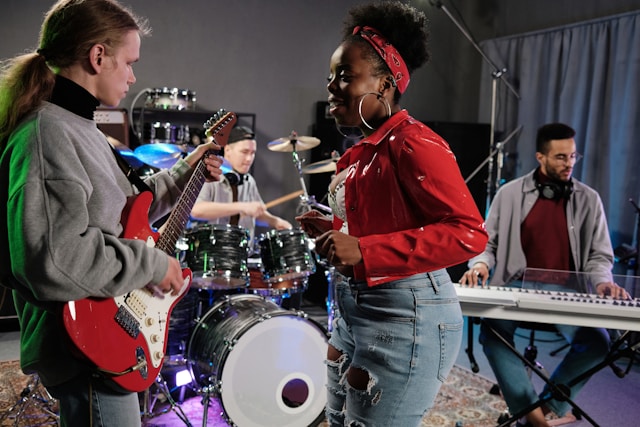 Rehearsing with a Band - Adult Guitar Lessons